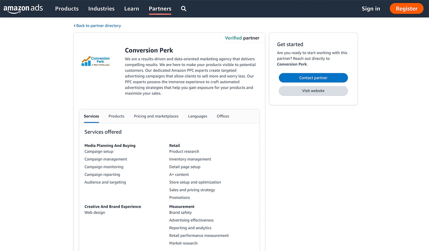 Conversion Perk is Now a Verified Partner for Amazon Ads